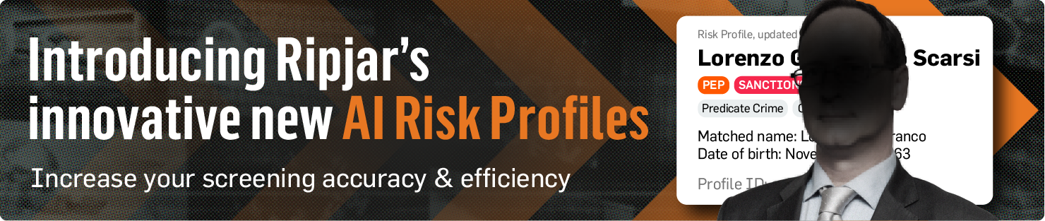 Ripjar improves customer screening with AI risk profiles - Ripjar