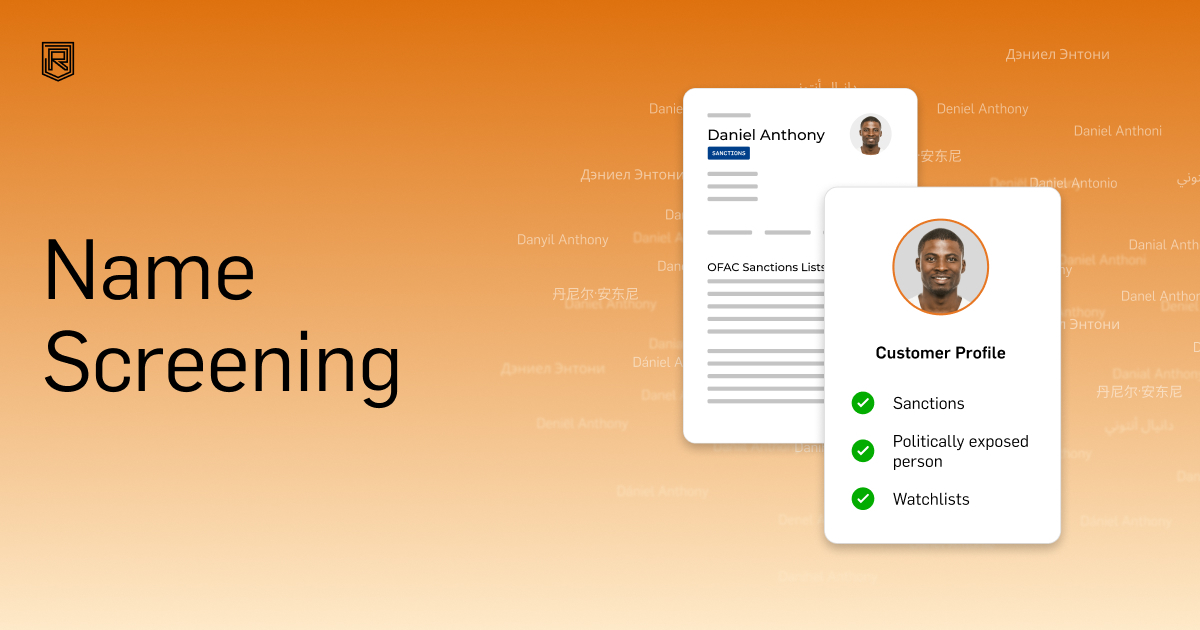 Name Screening & Monitoring - Ripjar
