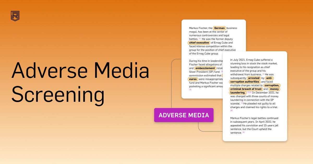 Adverse Media Screening - Ripjar